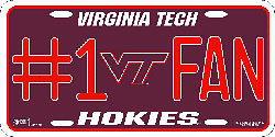 Virginia Tech Hokies License Plates - Virginia Tech Hokies License ...