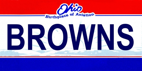 Cleveland Browns License Plates - Cleveland Browns State Background ...