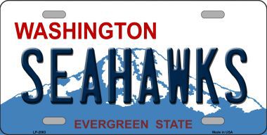 Seattle Seahawks License Plates - Seattle Seahawks State Background ...