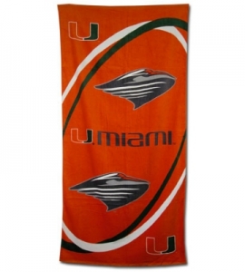 Miami Hurricanes NCAA Beach Towels - Miami Hurricanes Beach Towels ...