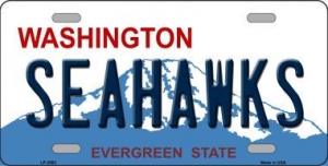 Seattle Seahawks License Plates - Seattle Seahawks State Background ...